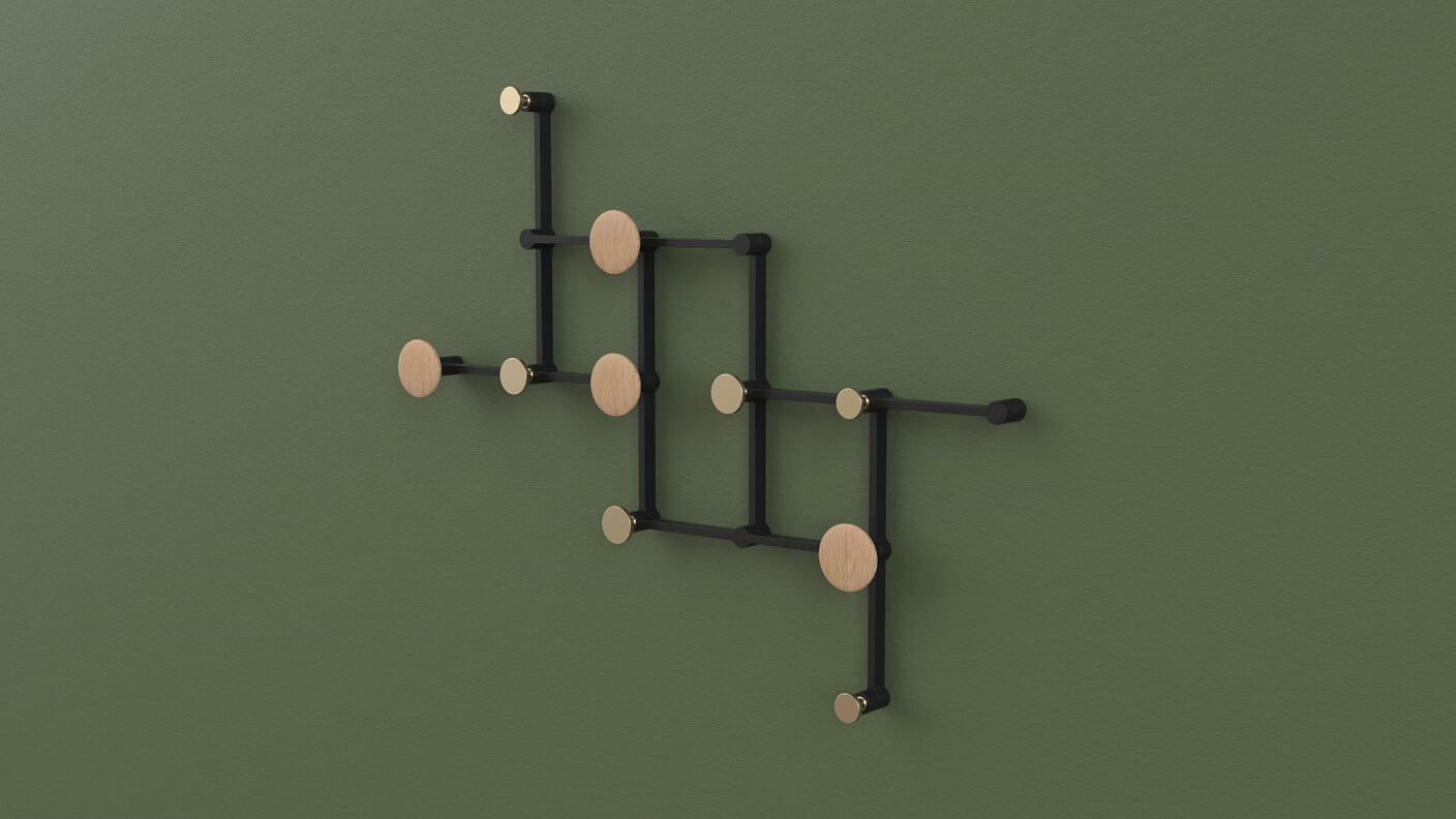 X Tend Coat Rack Design Thomas Pedersen by LoCa